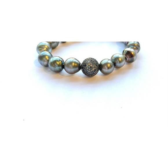 NATHAN & MOE | Jewelry | New Nathan Moe Tahitian Bracelet With Blue ...